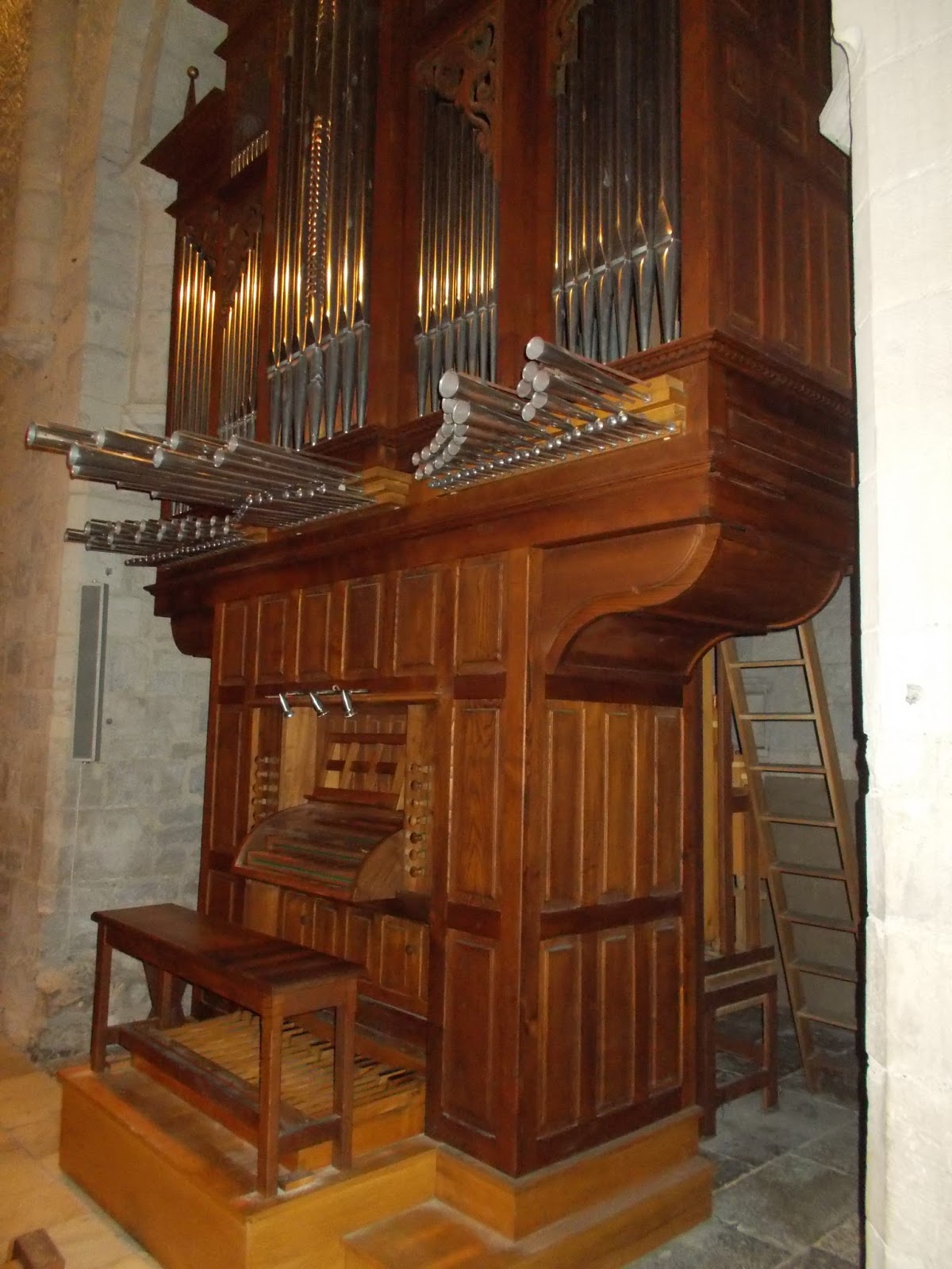 Corinne et les orgues en Aveyron: septembre 2016
