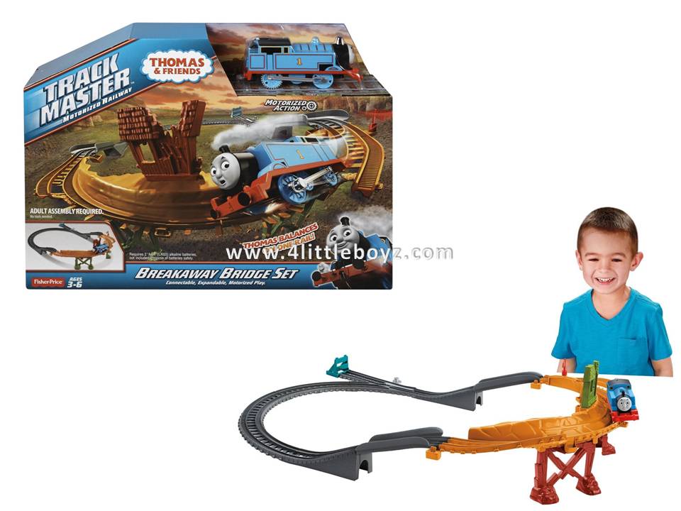 Fisher-Price Thomas The Train - TrackMaster Breakaway Bridge Set ...