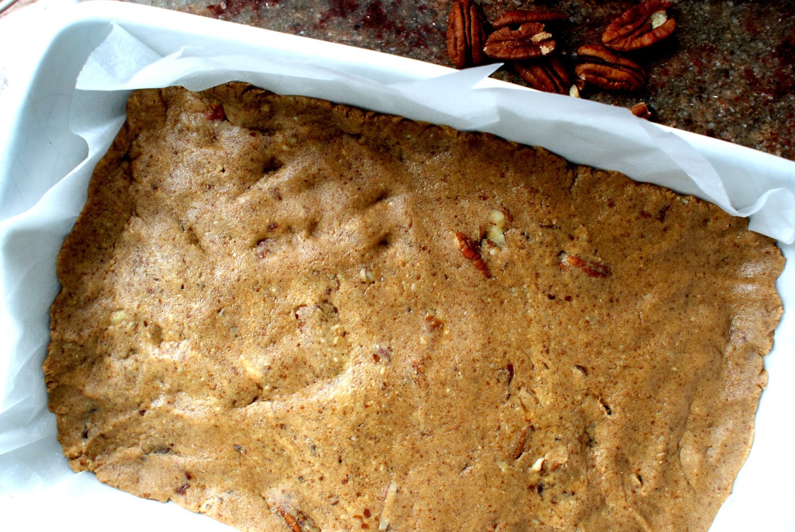 Wegańskie batony z orzechami pecan