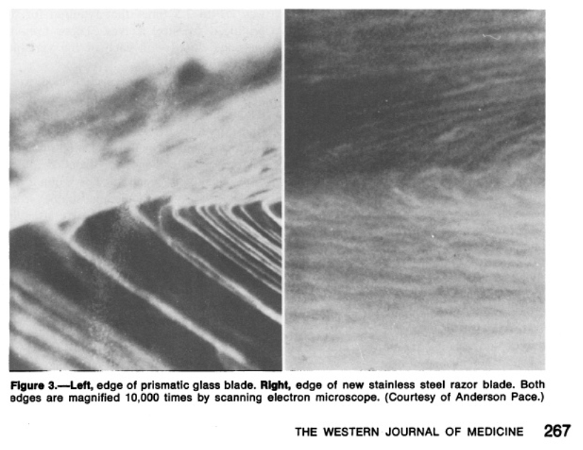 Obsidian scalpel vs steel microscope - linksbro