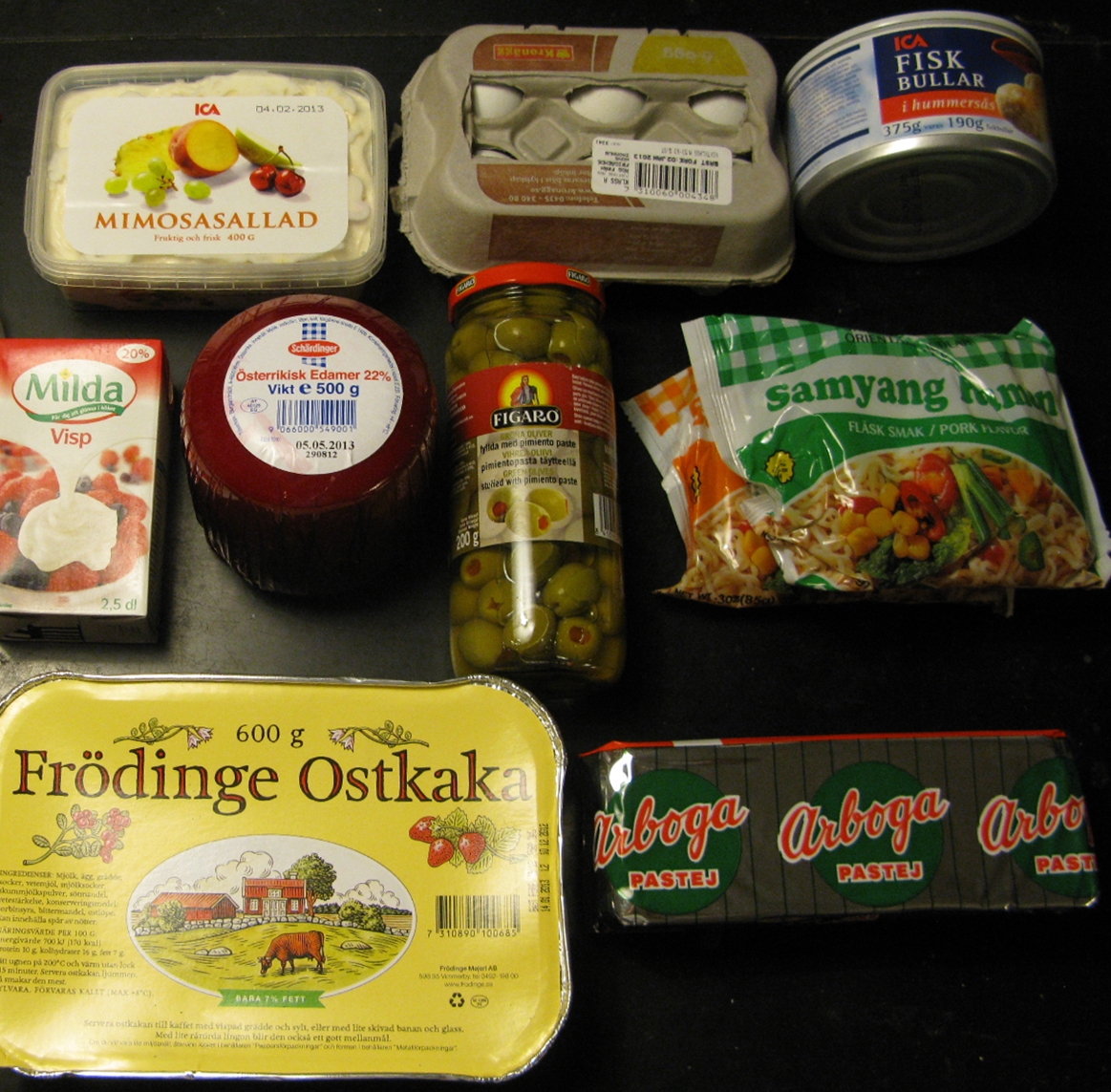 Biketommy: Matvaror och godis till jul 2012