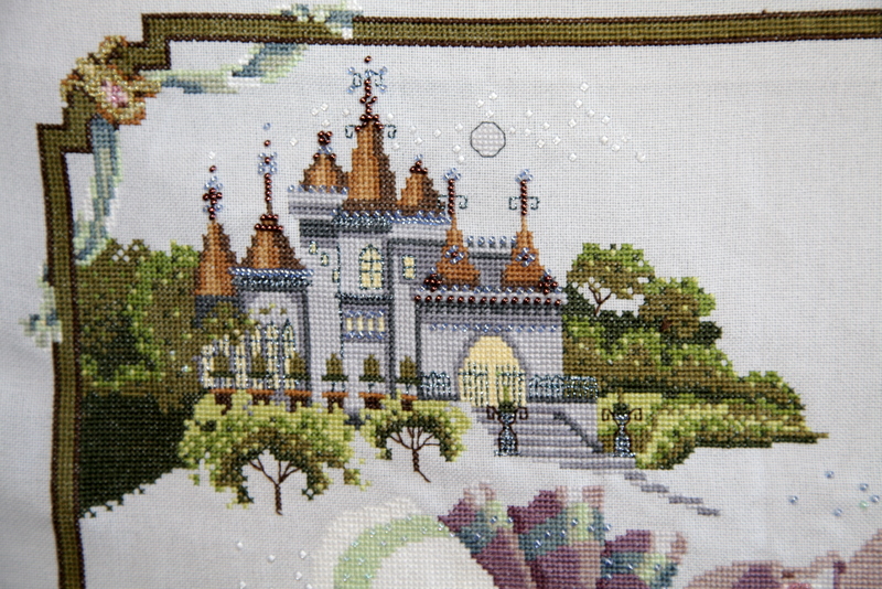 Passionate Mirabilia Stitcher: Cinderella - Final look before framing