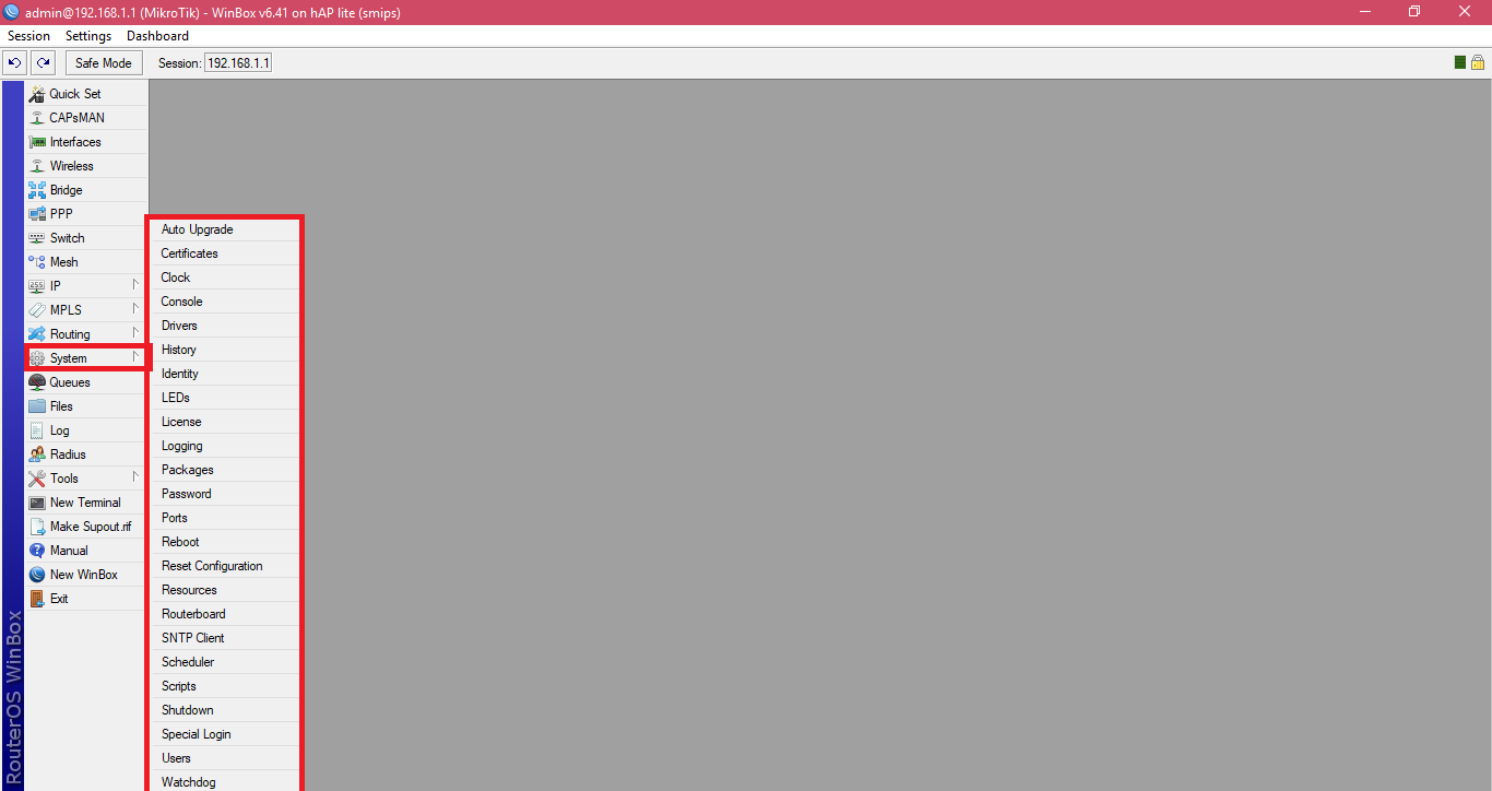 Menu Dan Interface Pada Winbox Mikrotik - DAJOEZY