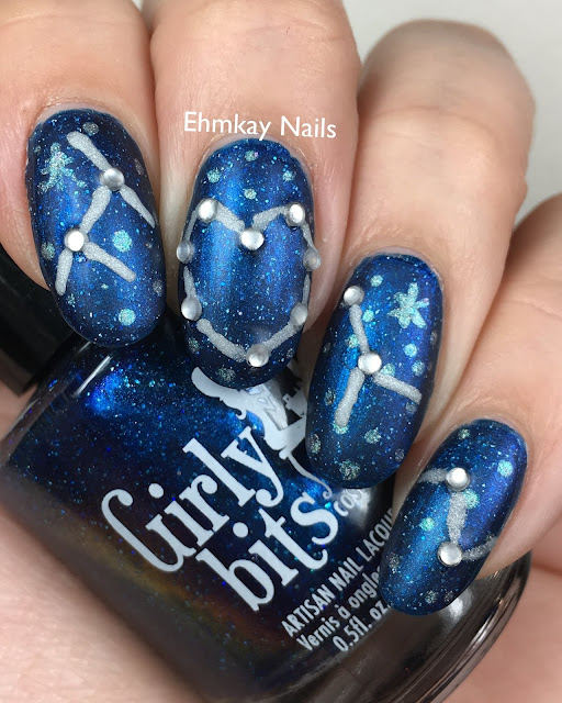 ehmkay nails: Love Constellation Nail Art