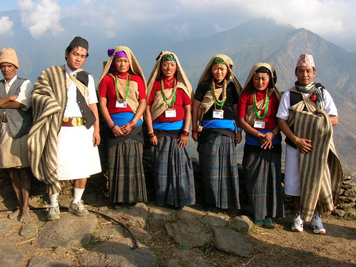 Local style: Traditional costume of Nepal