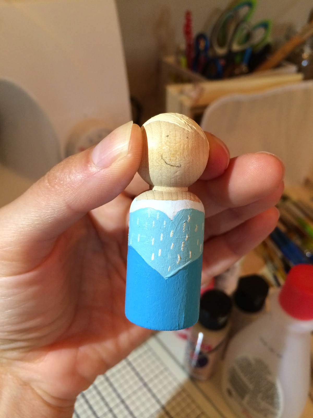 Cut Now, Measure Later : Just for fun: Princess Peg Dolls