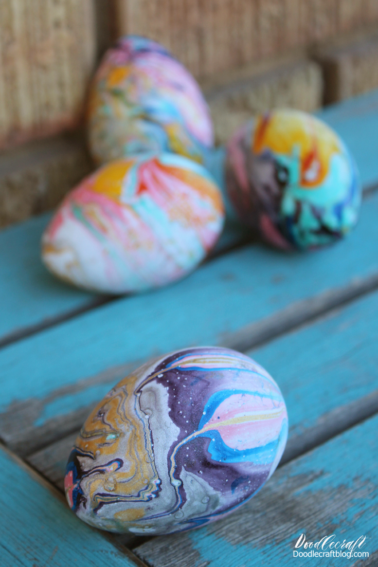 Marbled Easter Eggs DIY
