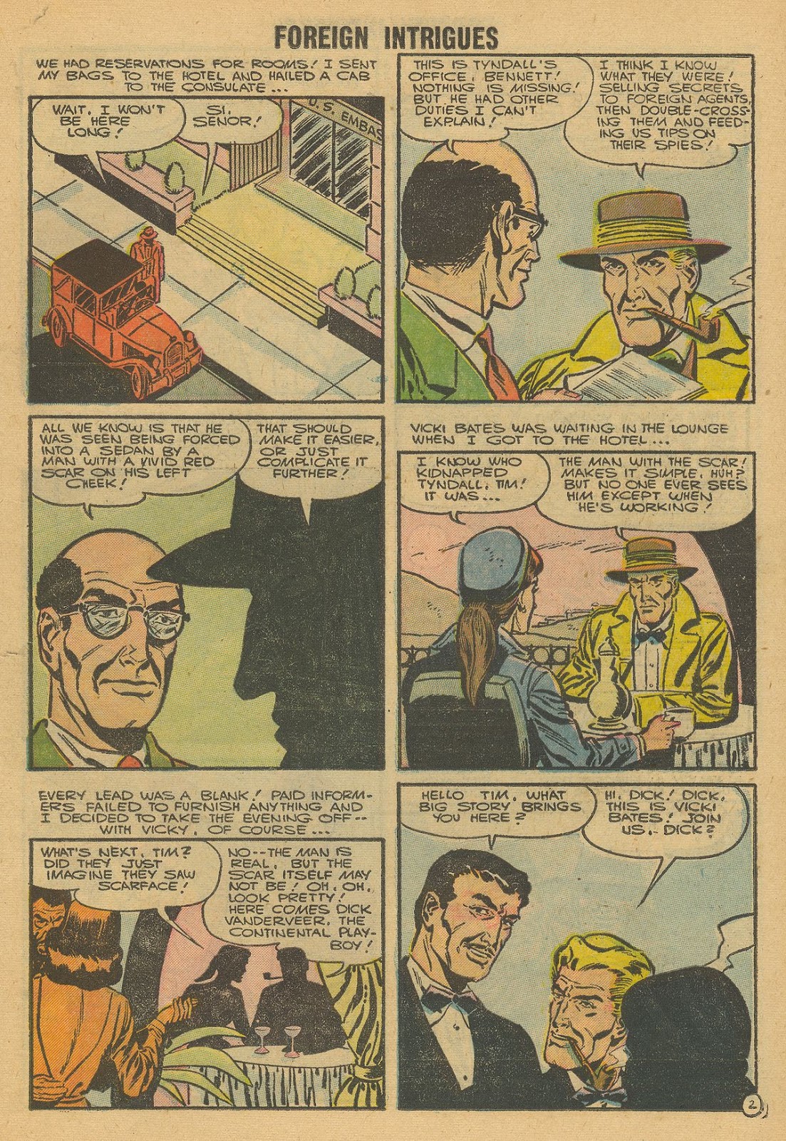 THE CHARLTON COMICS READING LIBRARY: FOREIGN INTRIGUES #14 March 1956