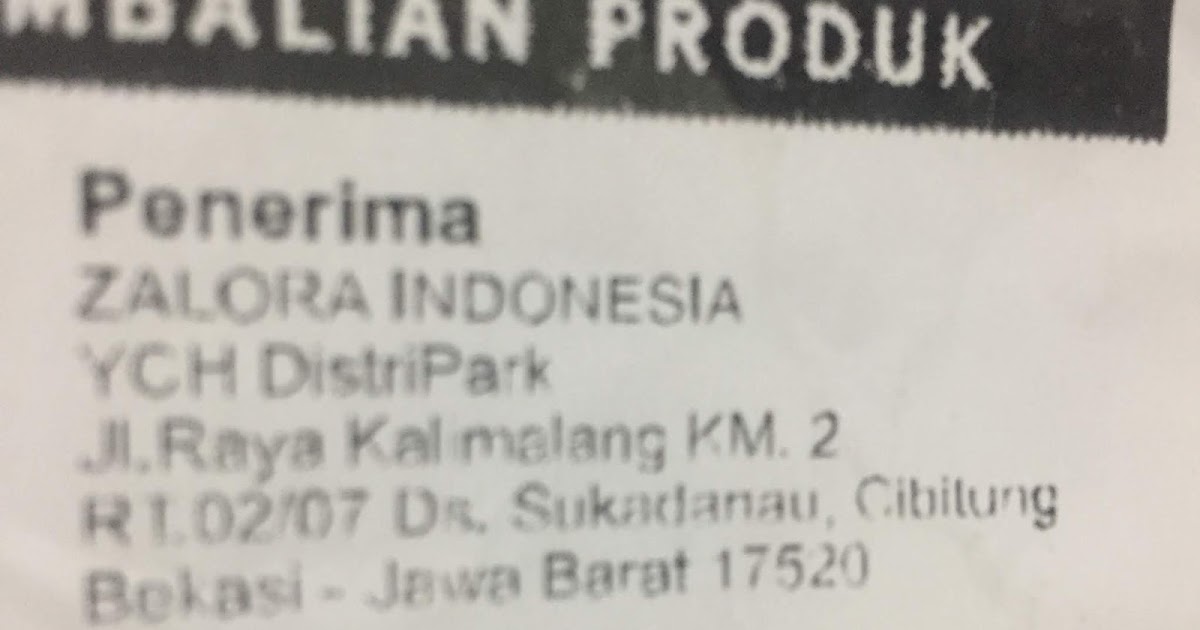 Sharing pengalaman membeli barang di ZALORA