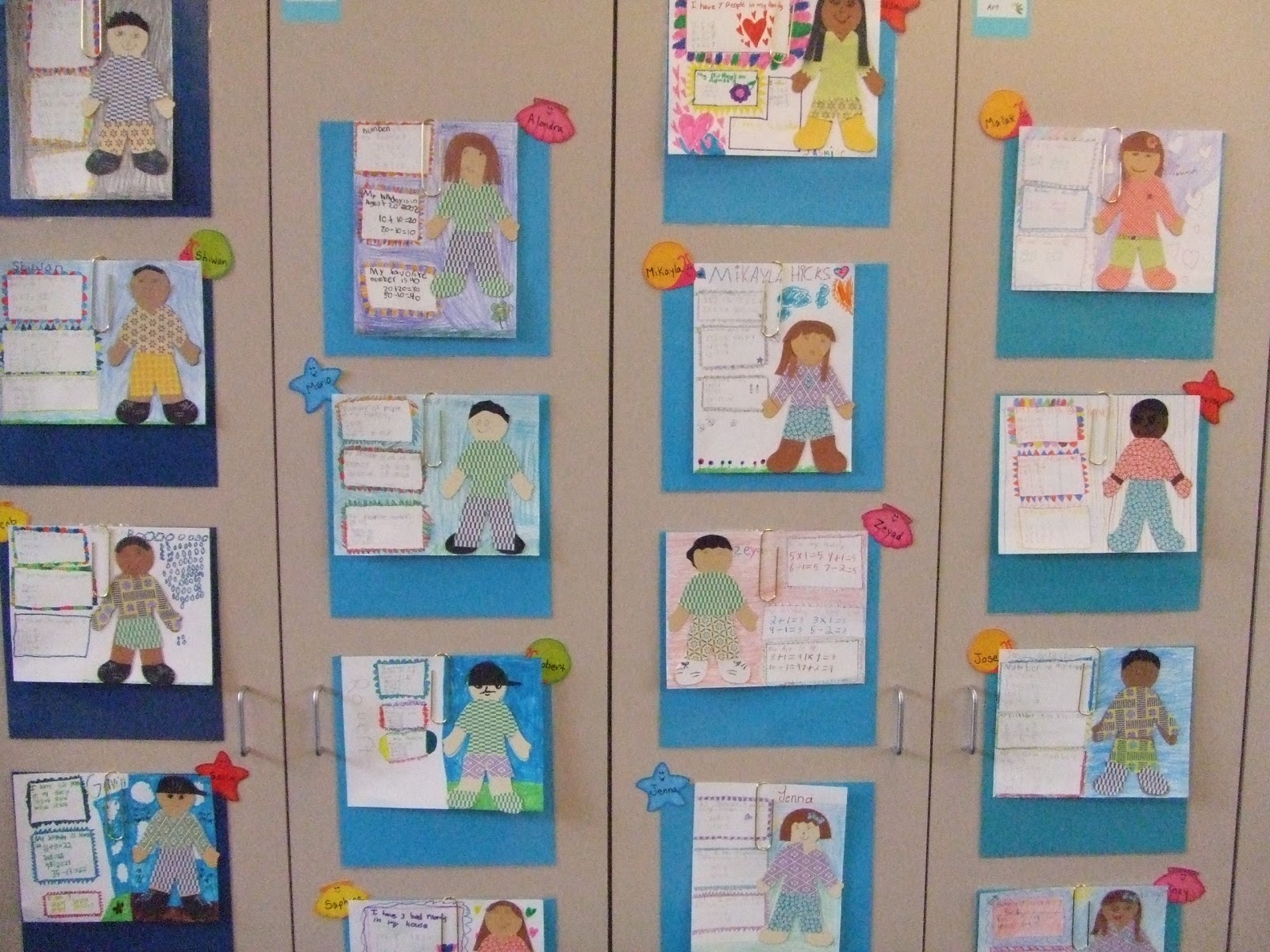 4th graders "Math About Me" Dolls | Fabulous Finch Facts
