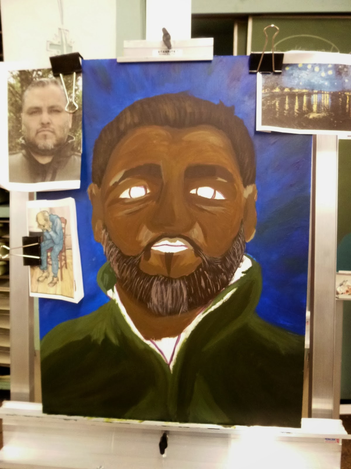 Lane Tech Art Studio : Painted Portraits