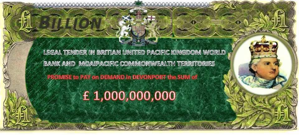 Moai King William IV Pound Note Shares