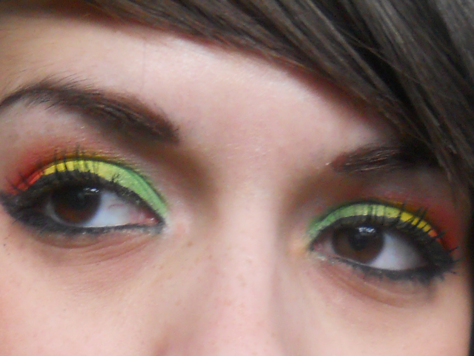 Electric Beauty: RASTA makeup