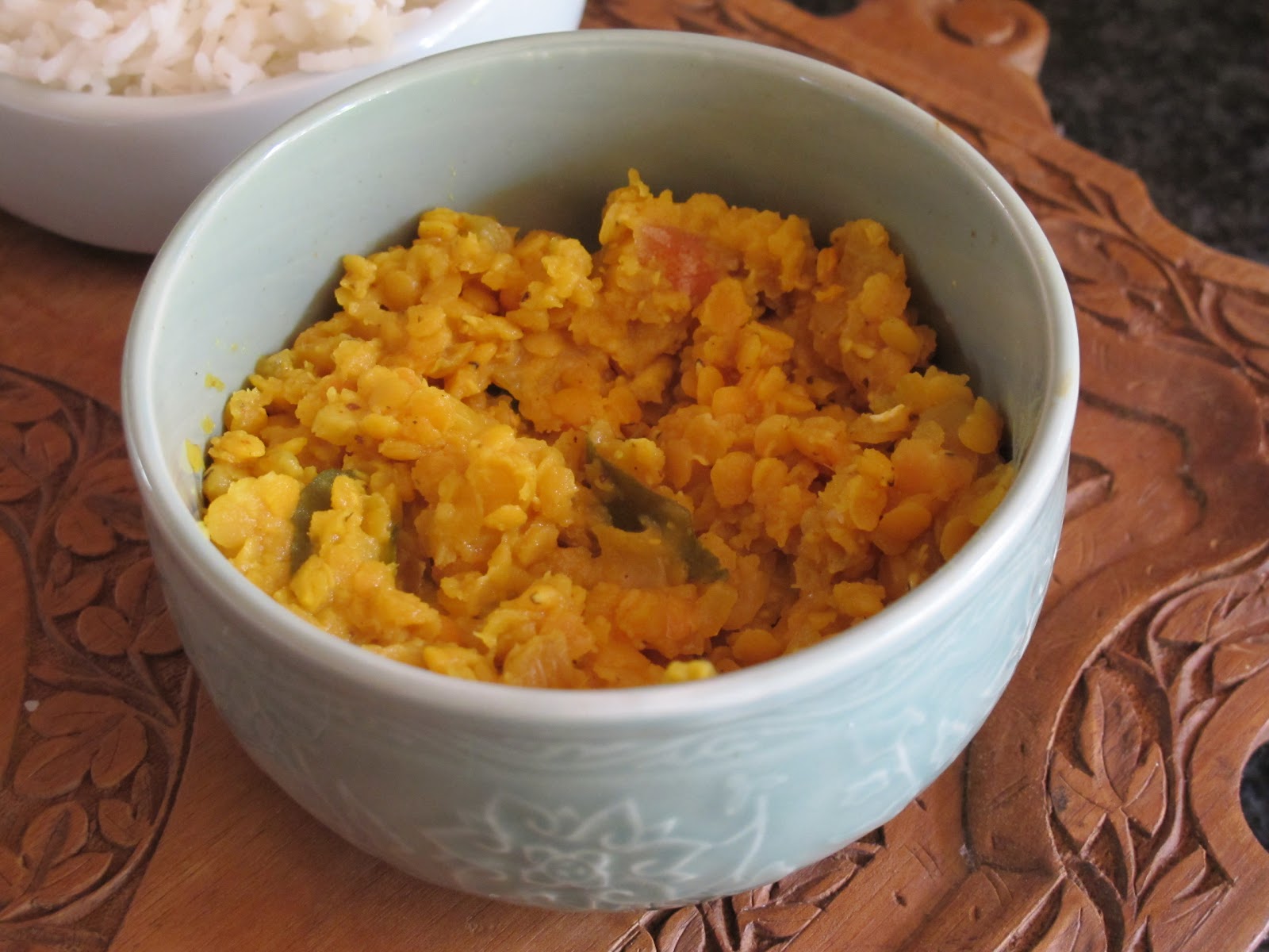 Shoot and Eat: Red Dhal with Curry Leaves