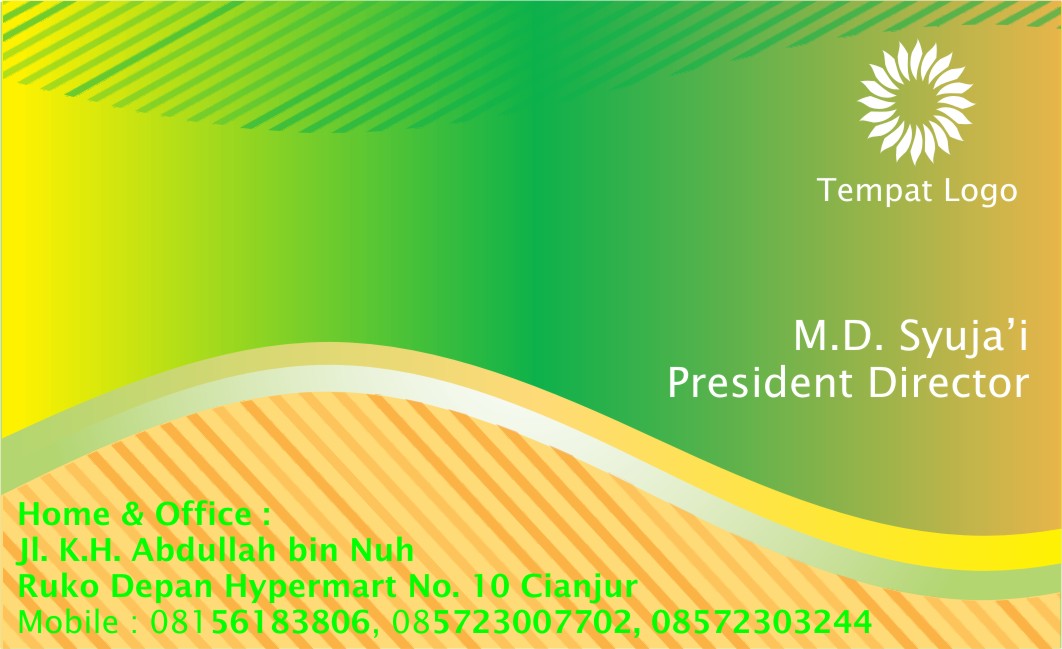 Flash Compugraphics: Motif Kartu Nama