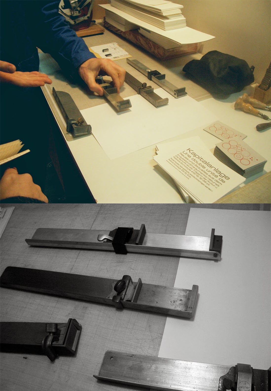 Pirouette Press: Letterpress Basics: Composure On A Stick