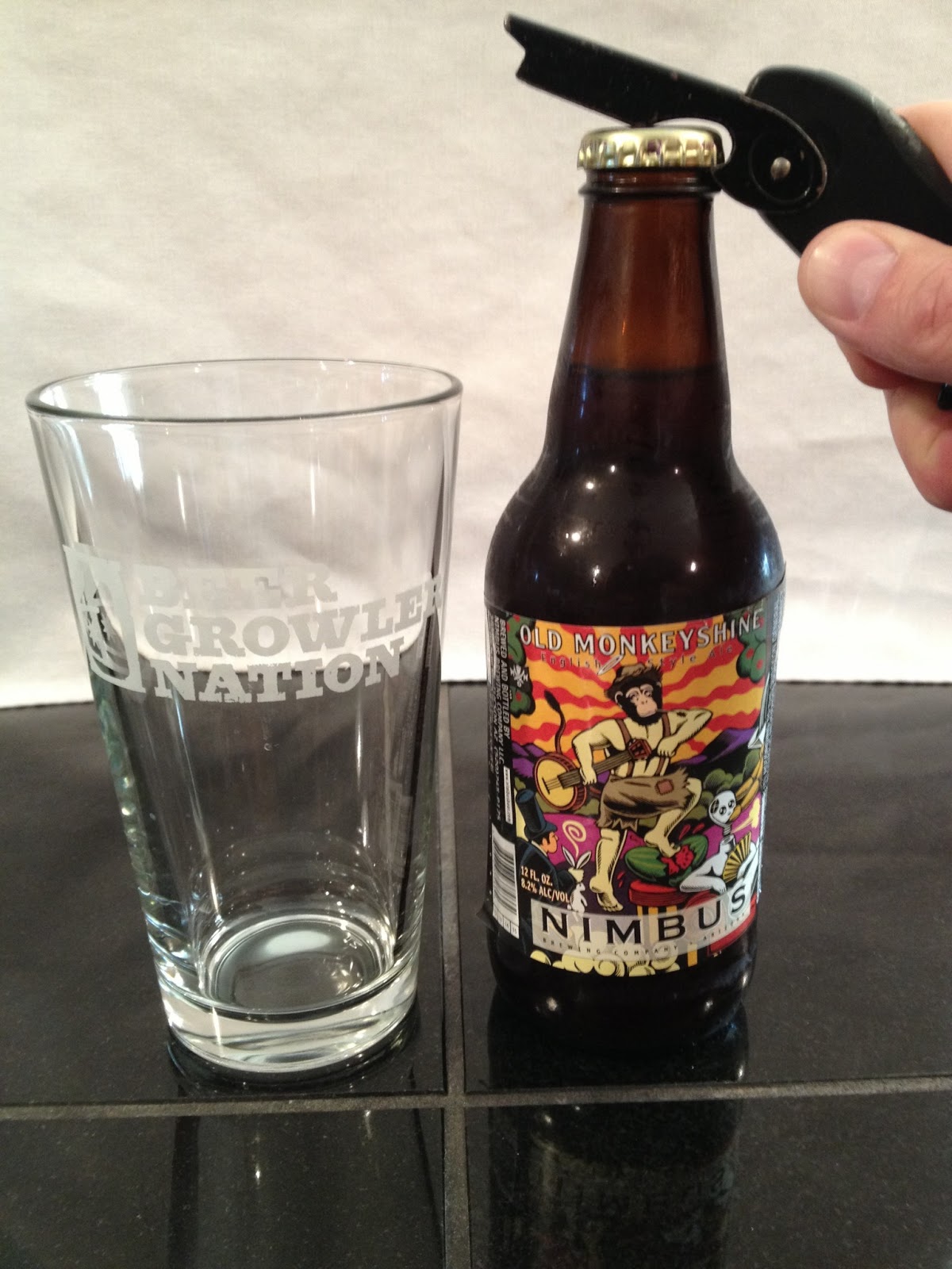 NorCal Beer Blog: Nimbus Brewing Company Old Monkeyshine English Strong Ale