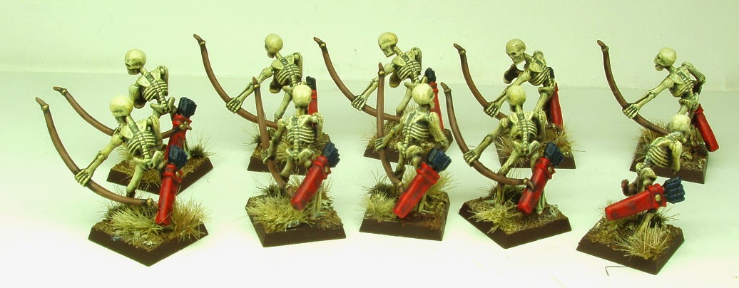 Oldhammer Fantasy Battle: Undead Army - First Units Painted