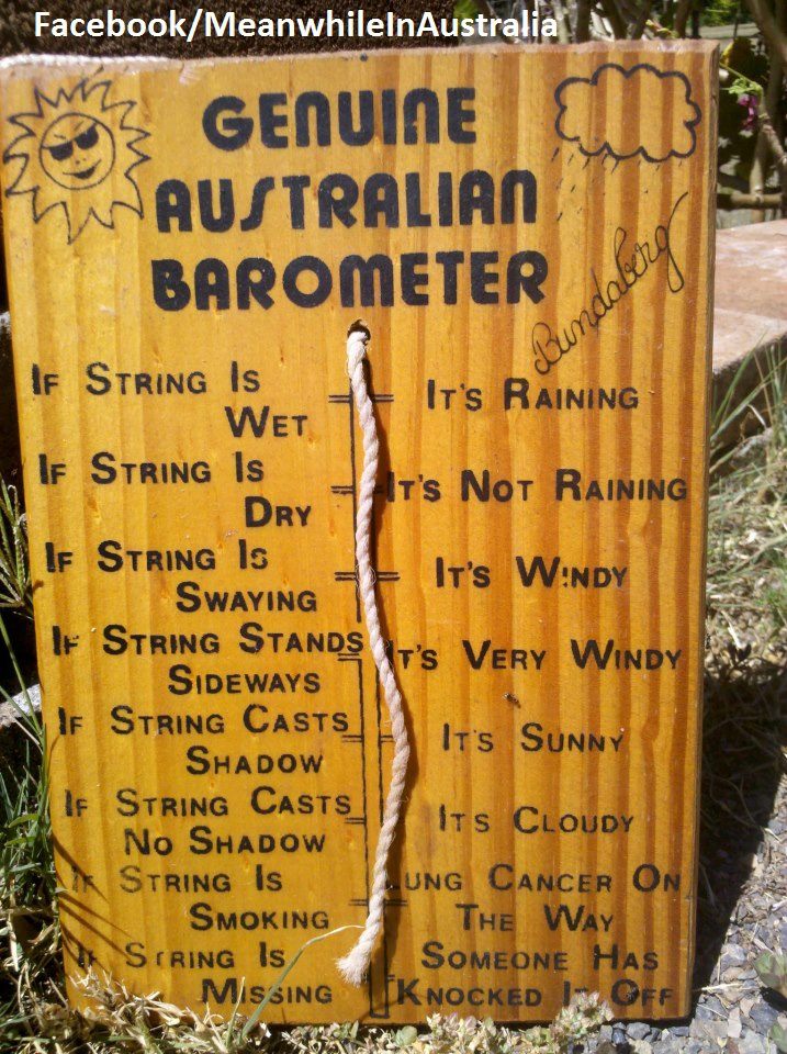 Robbiebago Adventures: You know you are Australian when...