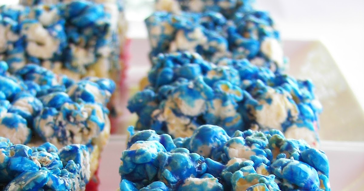 Red Couch Recipes: Patriotic Popcorn Bars