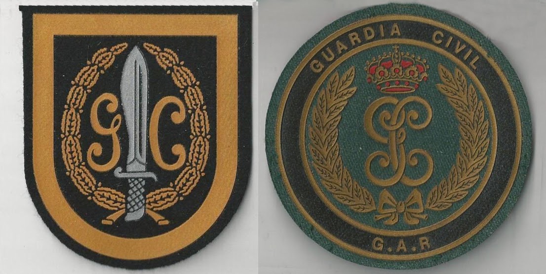 EMBLEMAS GUARDIA CIVIL: GAR