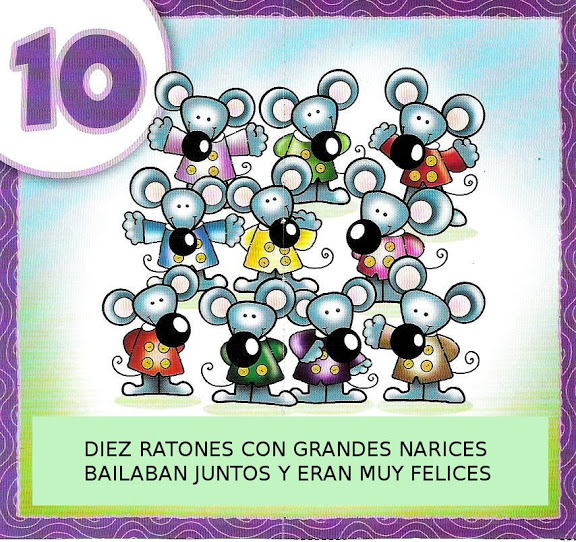 Material educativo para maestros: Números con rimas