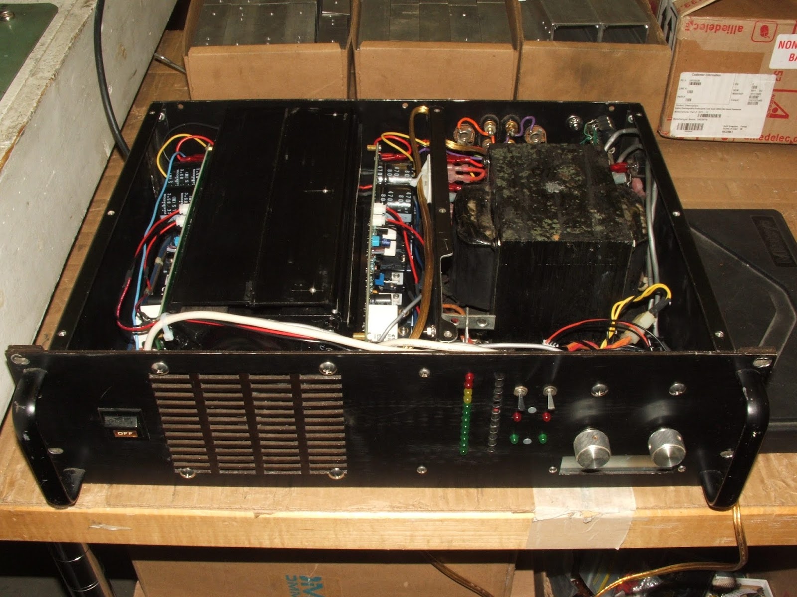 My Commentary and Technical help: Rebuilding LAB Series LS800 Amplifier ...