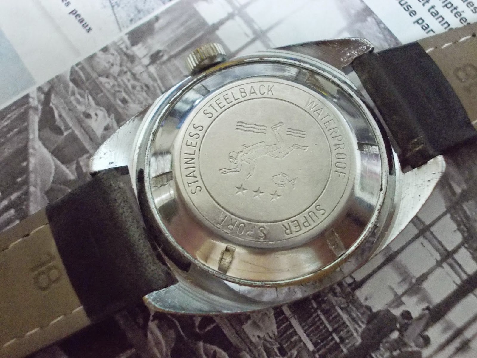 vintage watches: Anker diver watch