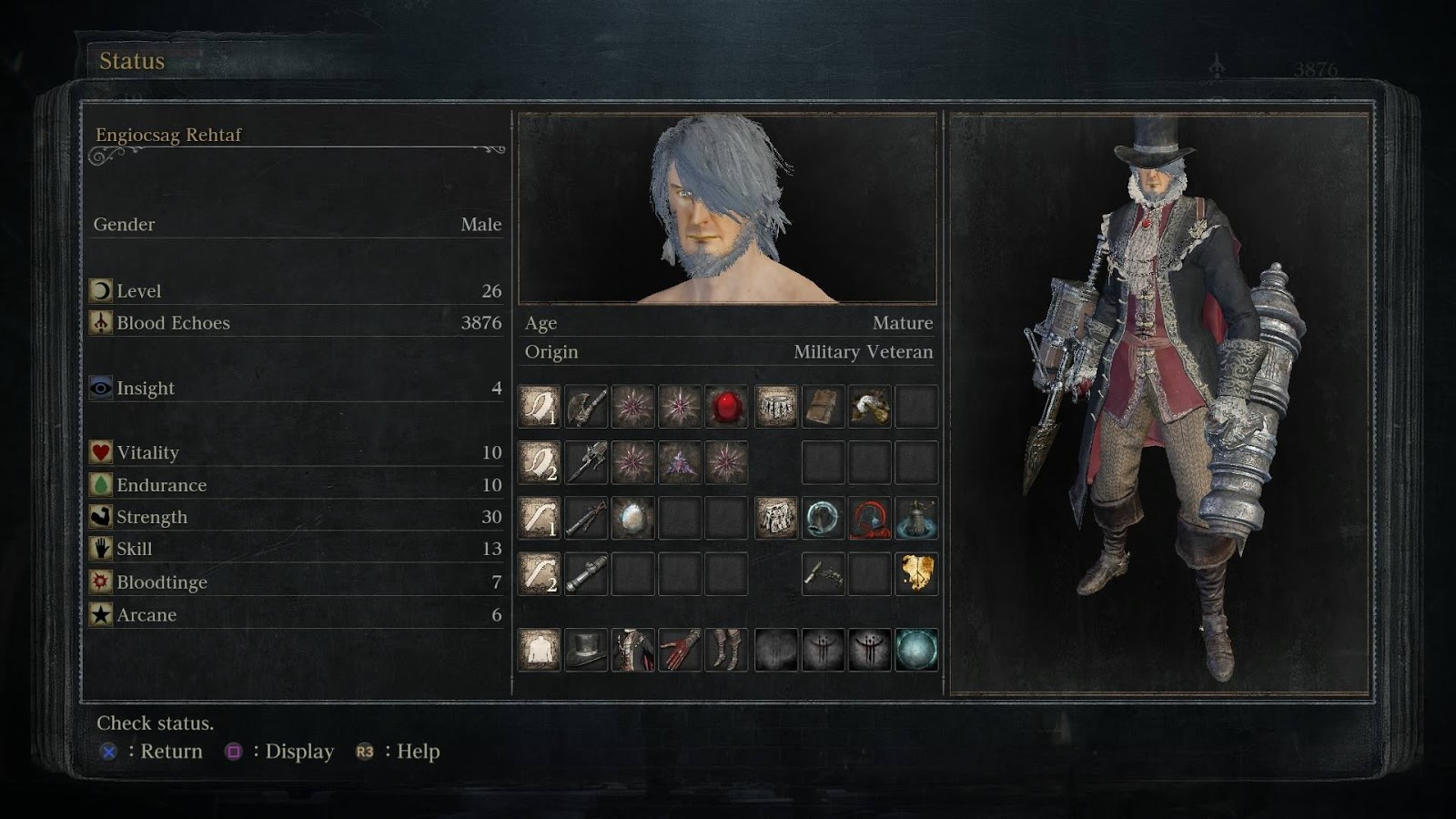 Hello USA: bloodborne stats