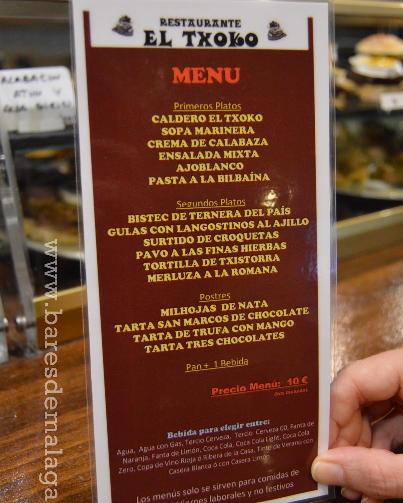 Bares y Restaurantes en Málaga: Restaurante El Txoko