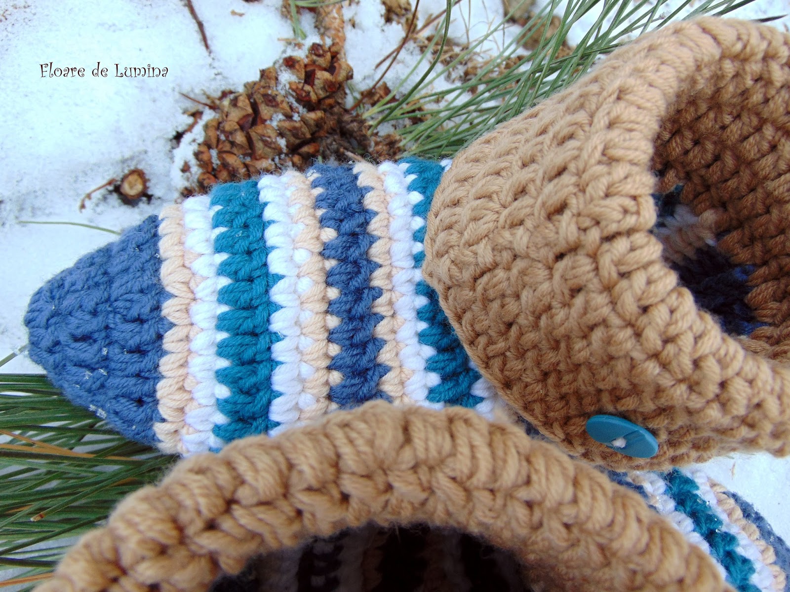 Floare de Lumina: botosei crosetati - sosete crosetate / tricotate din ...