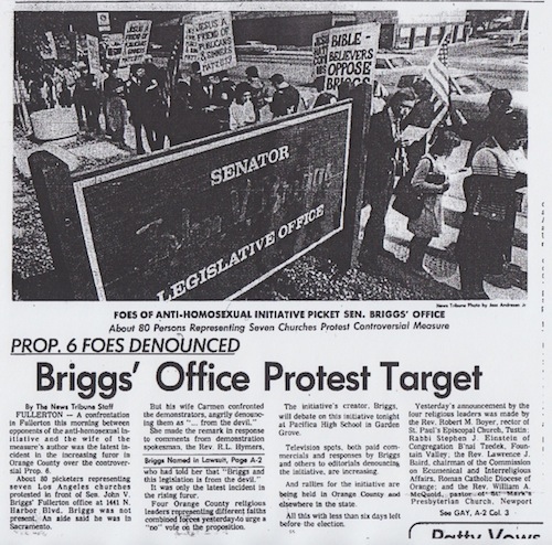 Jesse's Blog: Researching the Briggs Initiative