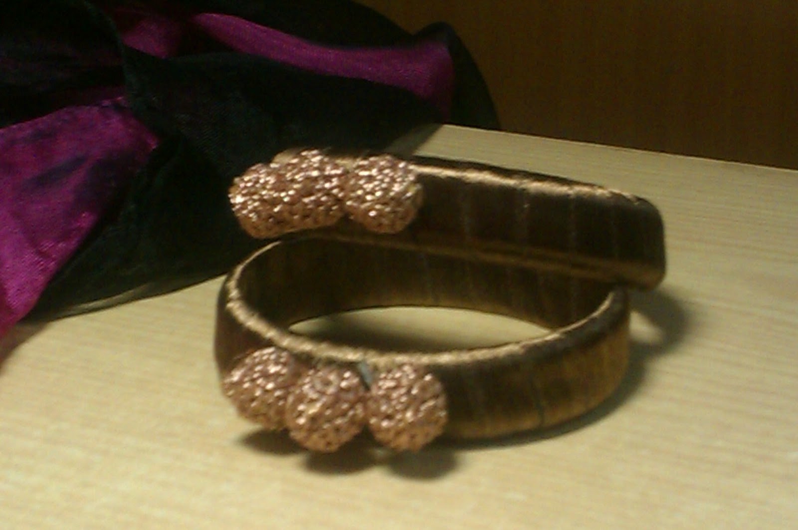 Brown handmade Bangle Bracelets | Handmade Bangles Bracelets
