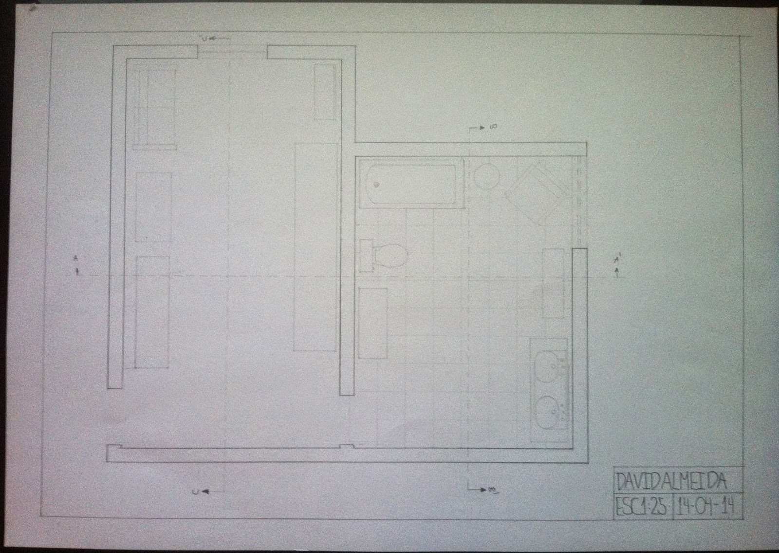Diseño Arquitectónico II UISEK: Diseño Walking Closet y Baño