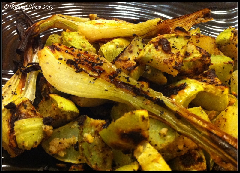 A Whole Food Life ... : Cebollitas Kohlrabi Asadas