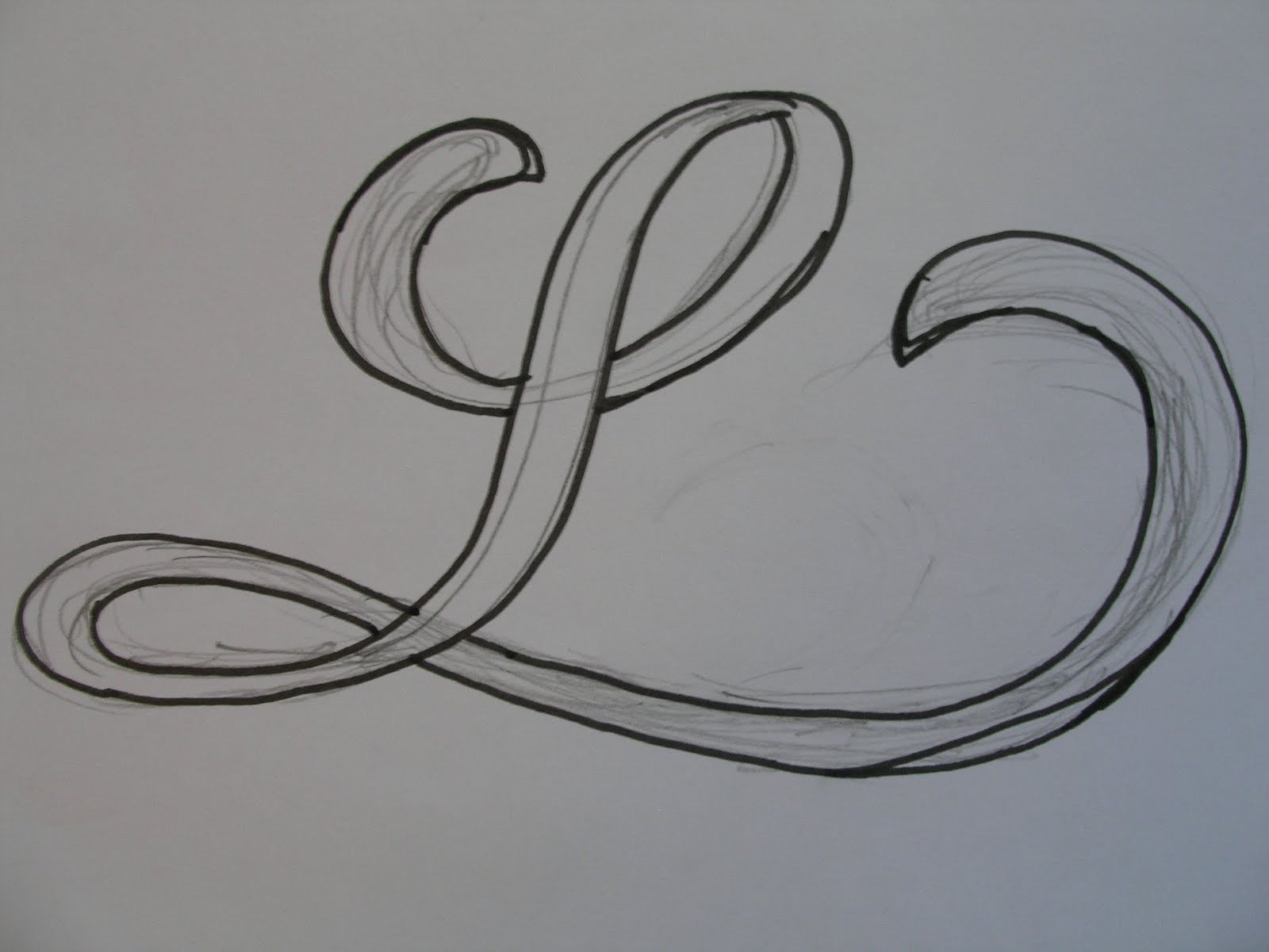 A Place To Flourish: Leaf Script - Calligraphy Flourish Friday