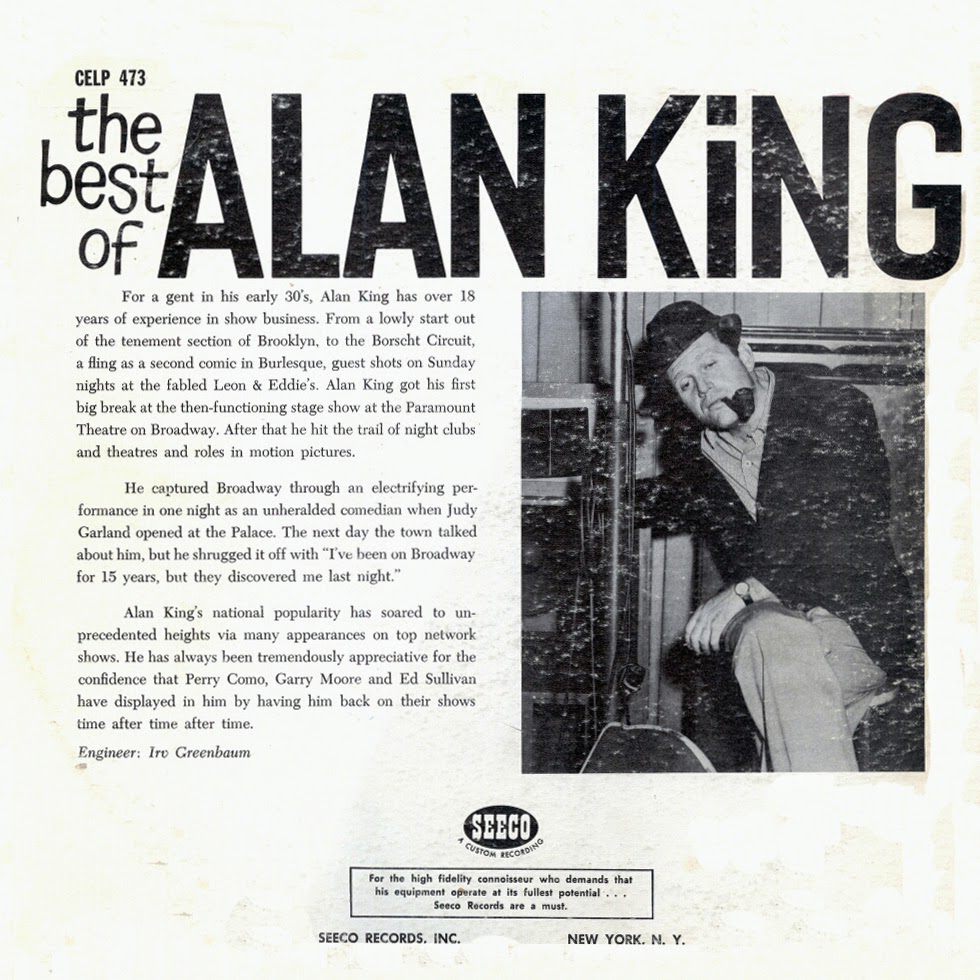Vintage Stand-up Comedy: Alan King - Best Of Alan King 1961