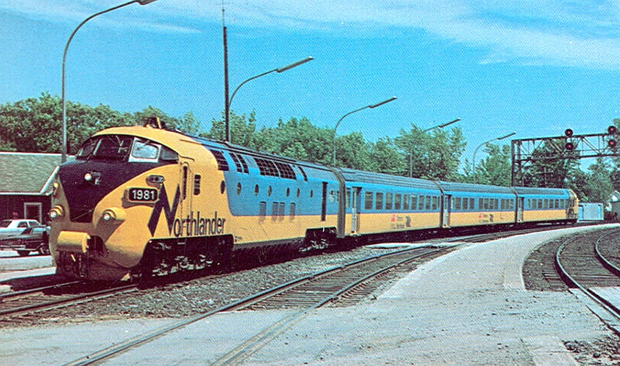 transpress nz: Original Northlander train set in Ontario, Canada