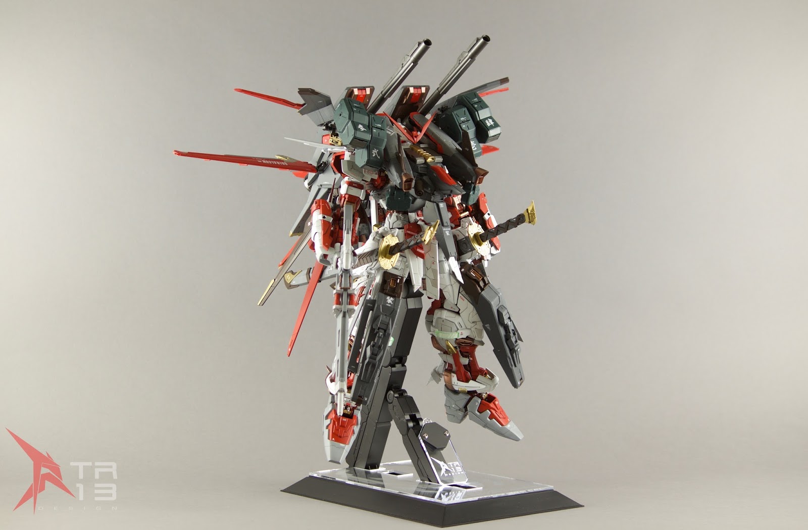 Custom Build: PG 1/60 Gundam Astray Red Frame "Raizen" Full Armour Mode