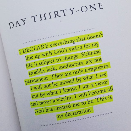 3 Declarations for Sunday ~ Spiritual Inspiration