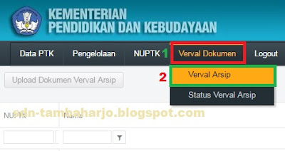 Langkah Mengerjakan Verval PTK untuk Validasi NUPTK Tahun 2016 | SD ...