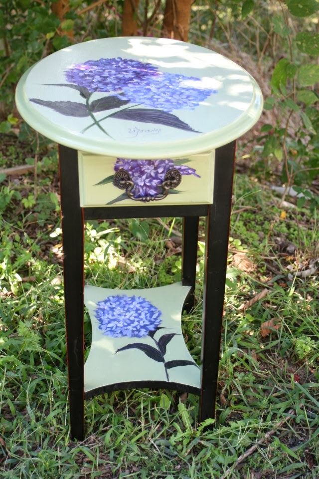 Fine Nature Art by Sharon Graves: Hand Painted Furniture