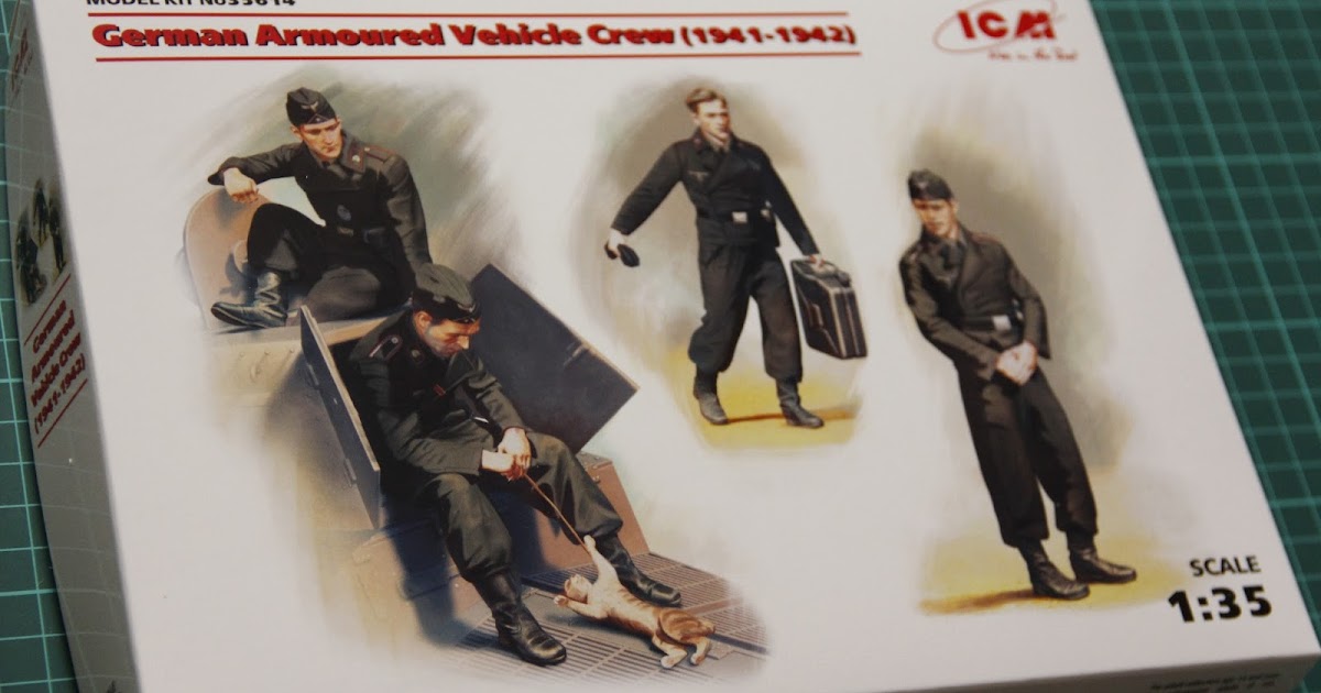 ICM 1/35 German Armoured Vehicle Crew (35614) - DetailScaleView