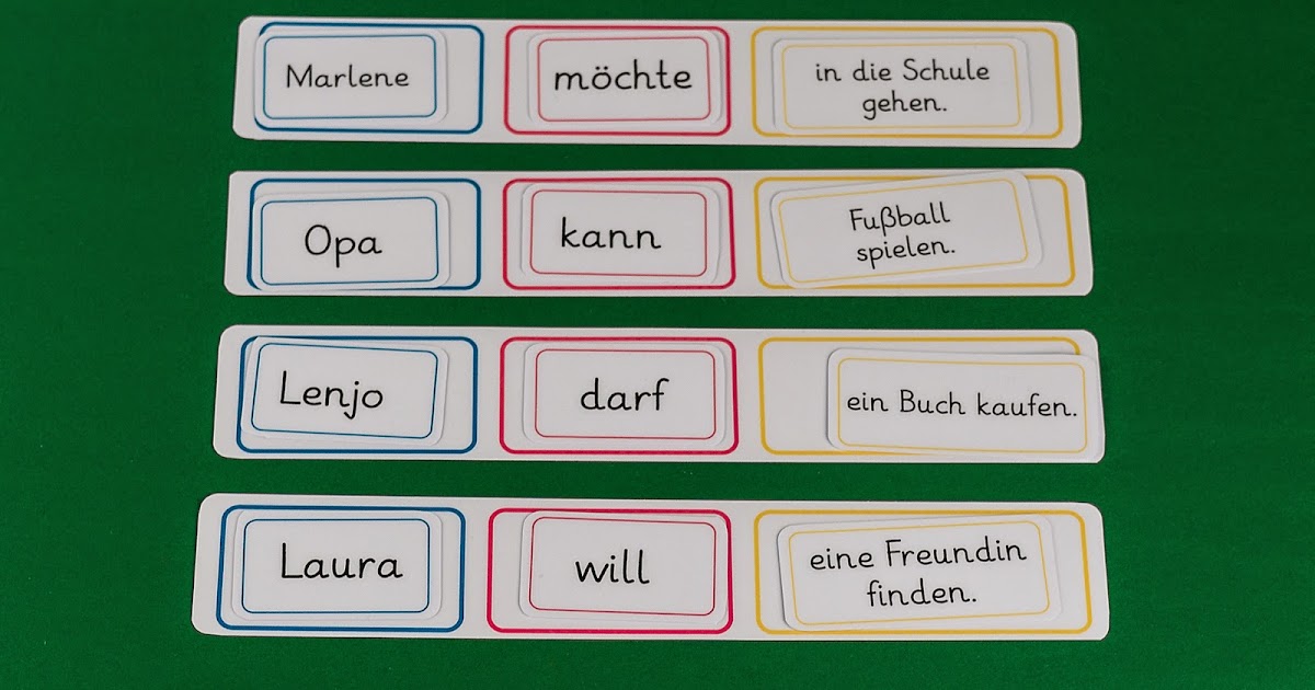 Lernstübchen: Sätze bilden ....