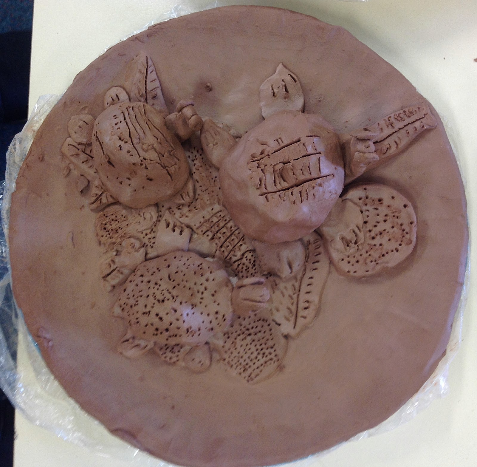 CLAY WORK - Low Relief Sculpture - Year 5 and 6