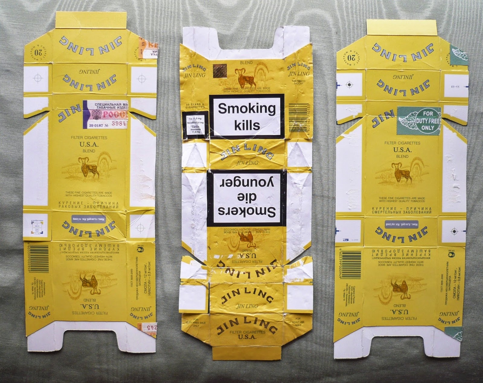 Coleccionismo de Paquetes de Tabaco: 2014