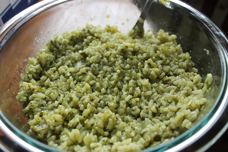 The Crazed Dish: Green Rice