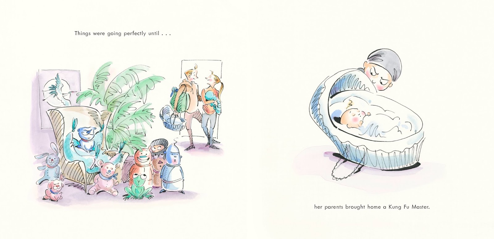 Ninja Baby by David Zeltser and Diane Goode (Chronicle Children's Books)