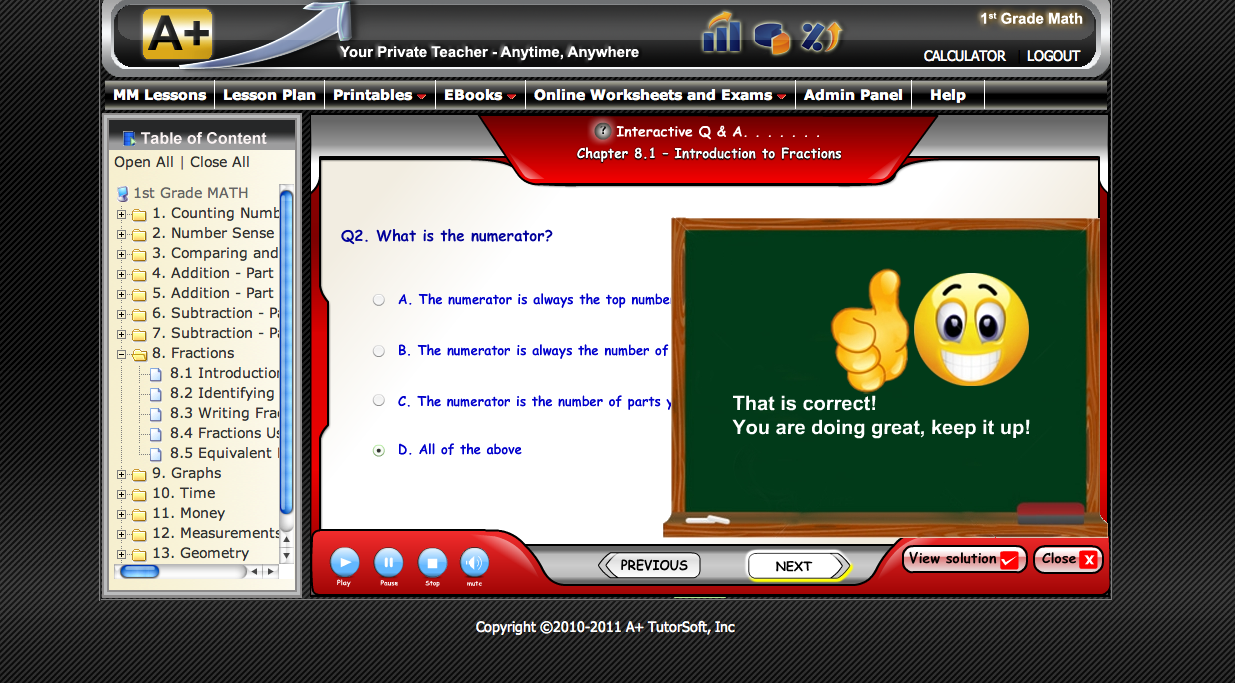 A Learning Journey: Schoolhouse Review: A+ Interactive Math Online ...
