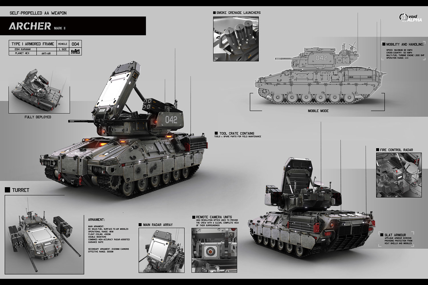 SNAFU!: Air Defense Armored Fighting Vehicle Concept Art...